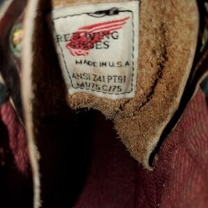 Red Wing Shoes | Shoes | Vintage Red Wing Brown Leather Laceup Combat ...
